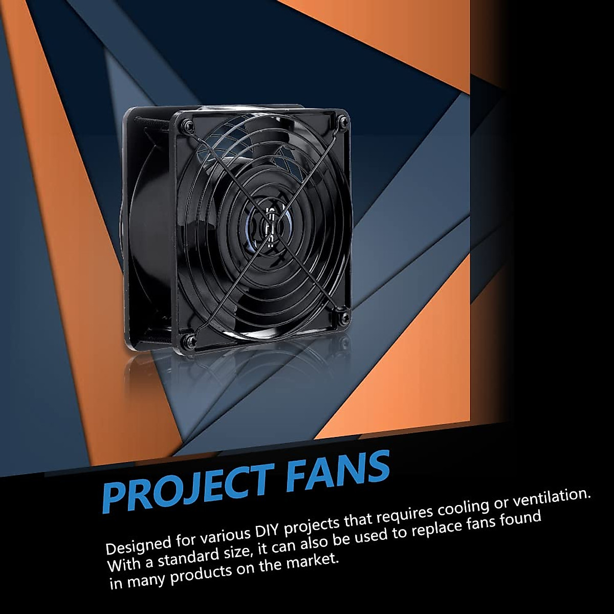 SCCCF AXIAL 12038, Quiet Muffin Fan, 110V 115V 120V AC 120mm x38mm Axial Cooling Fan Dual Ball for Electronic Equipment