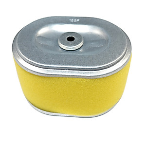 HQRP Filter Element Dual compatible with Honda GX140, GX160, GX160H1, GX160UT1, GX200, GX110 (cyclone), GX120 GX120K1 (cyclone), 3.5-6.5 HP Small Engines