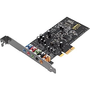 Creative Sound Blaster Audigy FX PCIe 5.1 Sound Card SB1570 (Renewed)
