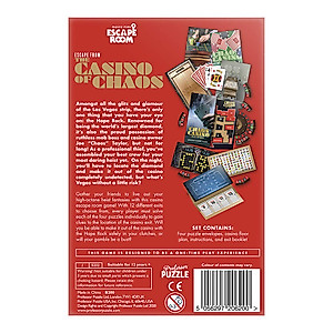 Escape from The Casino of Chaos - Escape Room Game - Multiplayer Brain-Teasing Game / Escape The Room Game by Professor Puzzle.