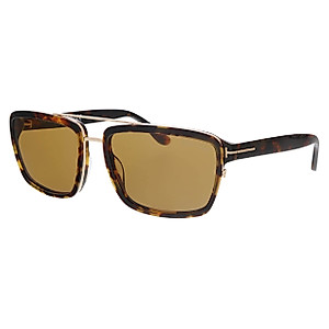 Tom Ford - FT0780 Havana/Other Aviator Men Sunglasses - 58mm