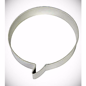 1 Speech Bubble Shaped Cookie Cutter 3.25" Plastic Cookie Cutters Shapes for Baking Cookie Supplies