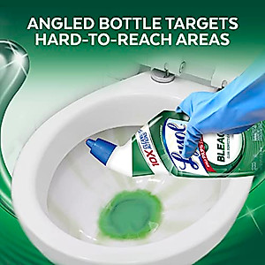 Lysol Toilet Bowl Cleaner W. Bleach, 48oz (2x24oz), 10X Cleaning Power