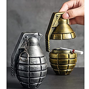 Small Office Countertop Trash Can-Resin- Multipurpose--The Funny Look Will Surely Attract Compliments from Friends,Silver
