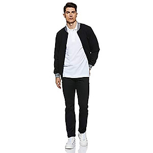 A|X ARMANI EXCHANGE Men's Straight Fit Denim Jeans, Black, 30