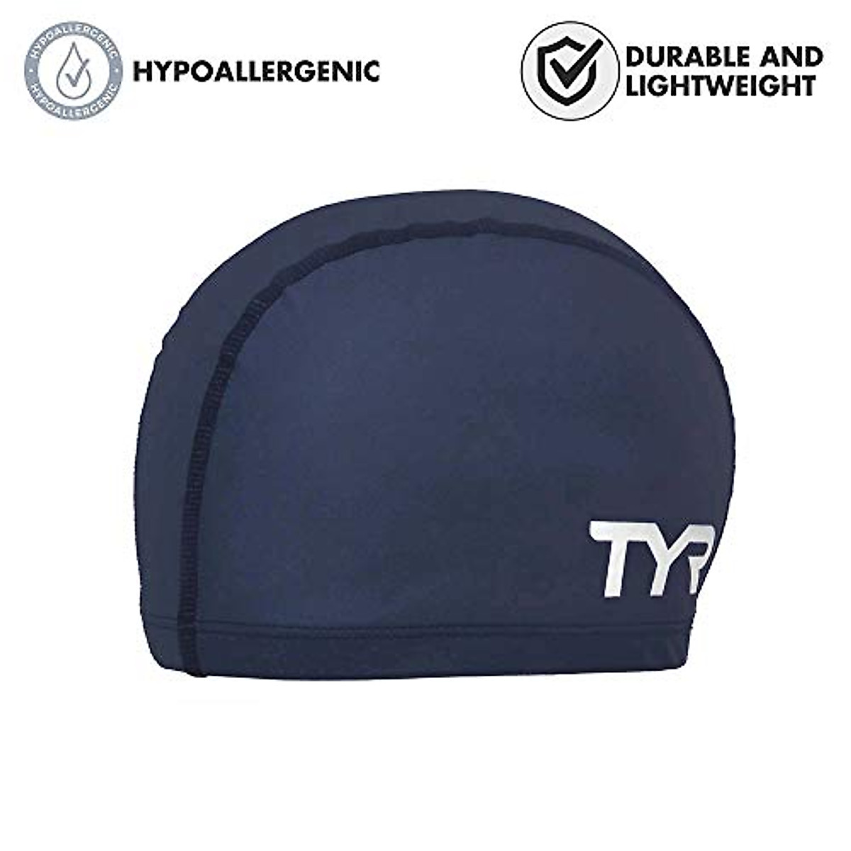 TYR LSCCAP401ALL Silicone Comfort Cap Navy All