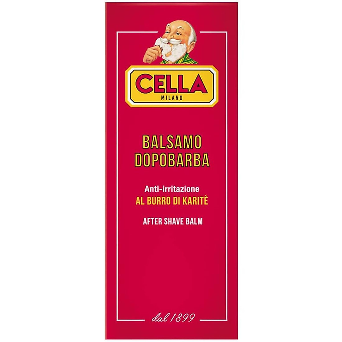 CELLA MILANO, Aftershave Balm with Shea Butter and Almond Oil, Soothes & Conditions, Alcohol Free, Great for Sensitive Skin Too, Made in Italy