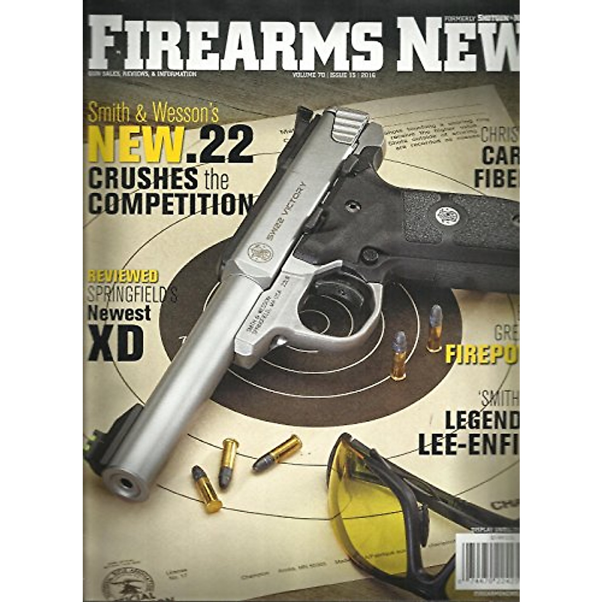 FIREARMS NEWS, GUN SALES, REVIEWS & INFORMATION, ISSUE, 2016 VOLUME 70 ISSUE,15