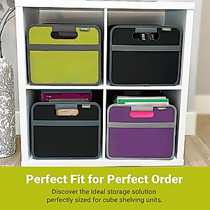 meori Small Foldable Box, 1-Pack, Black