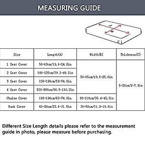 IMYOGI High Stretch Sofa Covers Sofa Cushion Covers, 1 2 3 4 Seaters L Shaped Couch Seat Slipcover, Furniture Protector Non Slip with Elastic Band for Living Room-Blue-4 Seater