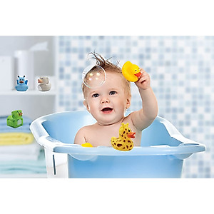 Chochkees Assorted Rubber Ducks Toy Duckies for Kids and Toddlers, Bath Birthday Baby Showers Classroom, Summer Beach and Pool Activity, 2" Inches (50-Pack)