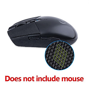 HUYUN Mouse Side Grips Sweat Resistant Pads/Anti Sweat Paste Grip Tape Cut to Fit Easy to Apply Mouse Skin Compatible for Logit G102 G203 G304 G305 G PRO Wired Gaming Mouse