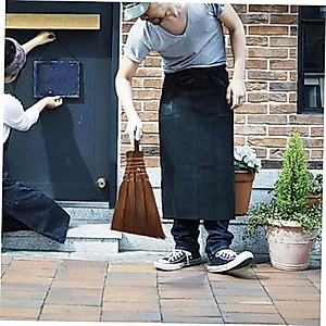 Cabilock 2pcs Small Broom Brush for Desk Counter Cleaning Broom Natural Hand Broom Counter Broom Wedding Broom Straw Broom Kitchen Countertop Broom Sweeper Broom Desk Broom Wood Light Brown