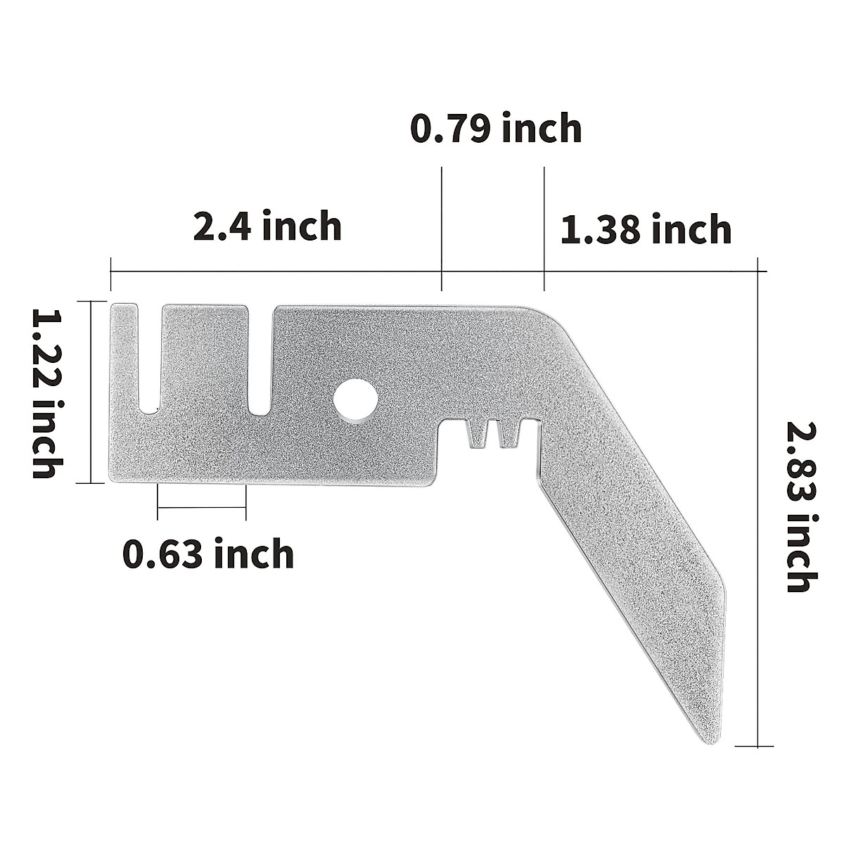 ZhouDaShu Double Crossbar Valance Hanger for Drape Backdrop Stand,Crossbar Hangers for Commercial Pipe and Drape Backdrop Kit,3'' Wedding Hanger Parties Decoration Backdrop Stand Hooks(4 PCS)