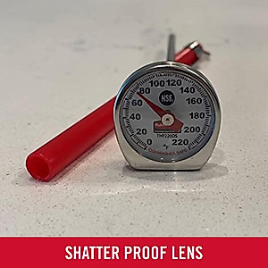 Rubbermaid Commercial Products Food/Meat Instant Read Thermometer, Pocket Size, Dishwasher Safe (FGTHP220DS)