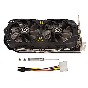 Zunate RX580 8G Graphics Card, 6 Pin 8GB GDDR5 (256bit) Graphics Card with Dual Fan Cooling System, HDMI, DP, PCI Express 2.0, for Computer Gaming Video Editing