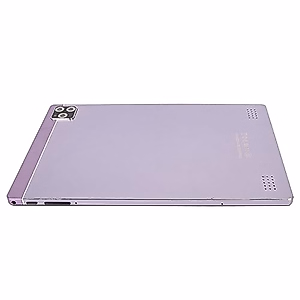 EBTOOLS 10 Inch Tablet, HD Gaming Tablet, 6GB RAM 128GB ROM, 2MP Front 5MP Rear Camera, Dual SIM Dual Standby, WiFi BT FM OTG, 6800mAh, for Office Learning Gaming (Purpl)