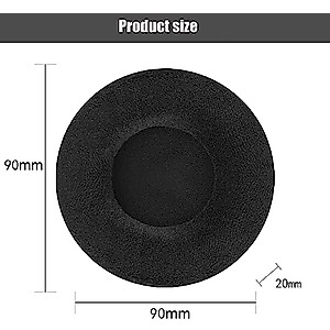 MDR-V700 Ear pad Replacement Ear pad Repair Accessories are Compatible with Sony MDR-V700DJ V700 DJ MDR-V500DJ V500 DJ/Pioneer HDJ1000 HDJ2000 HDJ1500 Headphones (Black/Plush)