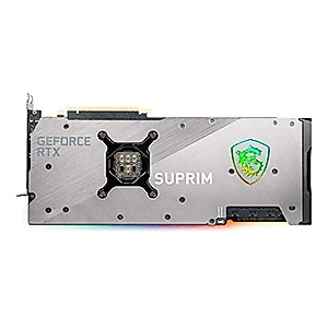 MSI Gaming GeForce RTX 3080 10GB GDRR6X 320-Bit HDMI/DP 1920 MHz Ampere Architecture OC Graphics Card (RTX 3080 Suprim X 10G)