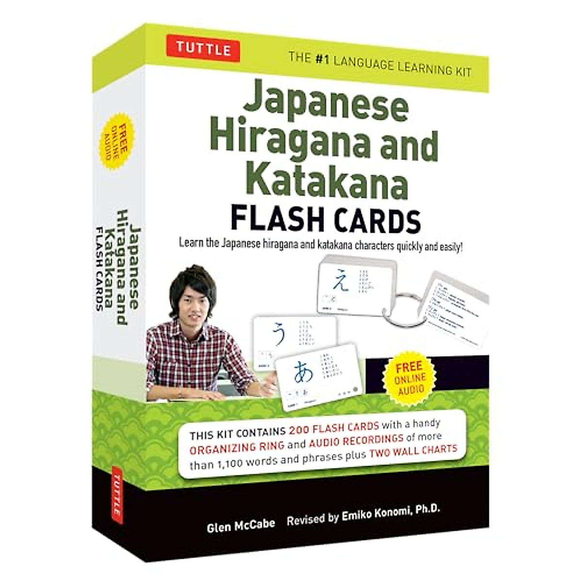 Japanese Hiragana and Katakana Flash Cards Kit: Learn the Two Japanese Alphabets Quickly & Easily with this Japanese Flash Cards Kit (Online Audio Included)