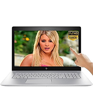 HP Envy 17.3-Inch Full HD IPS Touchscreen Laptop, 7th Intel Core i7-8500U, 16GB DDR4 RAM, 1TB 7200RPM HDD, NVIDIA GeForce MX150, DVD, HDMI, Bluetooth, Backlit Keyboard, Windows 10-Silver (Renewed)