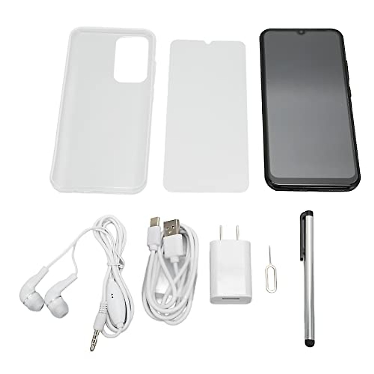 GOWENIC Note 30 Plus Unlocked Cellphone, 8GB RAM 64GB ROM,US Version for Android Smartphone, 6.6 Inch HD Screen Large 6800mAh Battery Cell Phone, Dual SIM Dual Standby(Black)