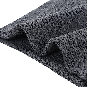 Zando Womens Satin Lined Beanie for Women Warm Beanies Womens Winter Beanies for Women Knit Hats for Women Unisex Cuffed Skull Caps for Men Thick Satin Lined Winter Hats for Women Men Black Beanie Hat