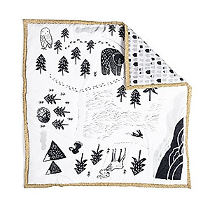 Wee Gallery Explore Play Mat for Babies - Reversible Floor Mat for Tummy Time Made with Sustainable Materials - Padded Activity Mat for Infant Playtime - (40 Inches)