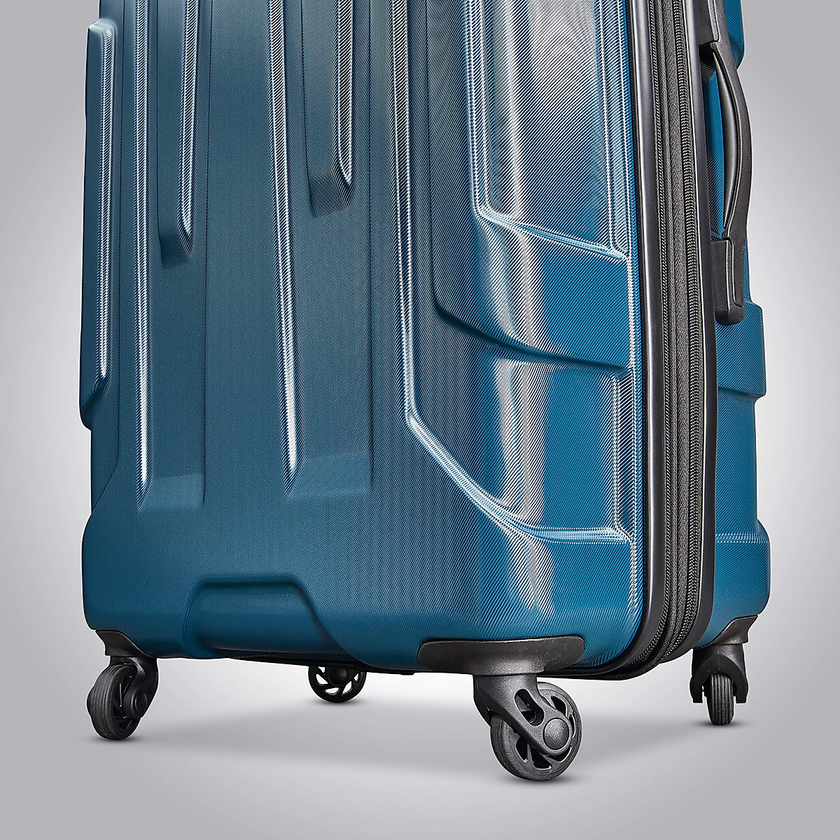 Samsonite Centric Hardside Expandable Luggage with Spinner Wheels, Teal, Checked-Large 28-Inch