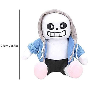 TTTSOTWD Sans Stuffed Plush Doll. 8.7" Hugger Cushion .Plush Papyrus Plush Stuffed Doll. for Doll Gifts