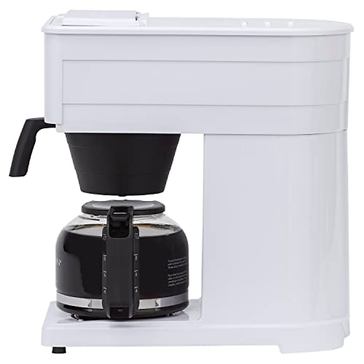 BUNN GRW Velocity Brew 10-Cup Home Coffee Brewer, White