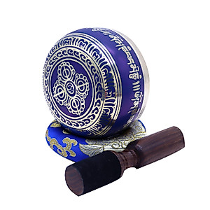 Seven Chakra Tibetan singing bowls set, choose your favorite chakra bowl, improve your chakra meditation practice (The 3rd Eye Chakra)