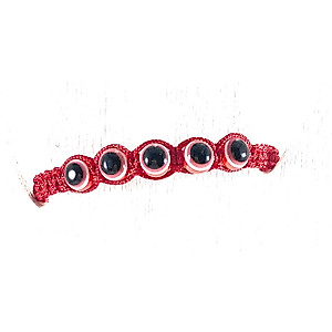 Multi Red Evil Eye Red String Adjustable Bracelet Pulsera Hilo Color Rojo De Ojo Color Rojo Para Mal De Ojo