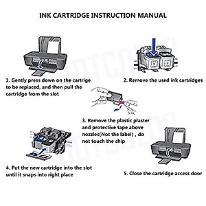 SuperInk 1 Pack 475 Pages High Yield C9351A 21XL Compatible for HP 21 Ink Cartridge DeskJet D1320 D1330 D1341 D1360 D1368 D1400 D1415 D1420