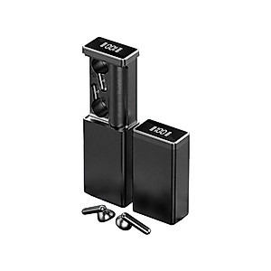 Intelligent Noise Reduction Headphones - Binaural Fingerprint Large Power Ultra-long Battery Life Standby & Hifi Stereo Sound Effect - Can Be Used As A Charging Bank - With Its Own Led Light (Black)