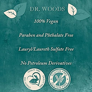 Dr. Woods Peppermint & Tea Tree Liquid Castile Soap with Organic Shea Butter Variety 2 Pack