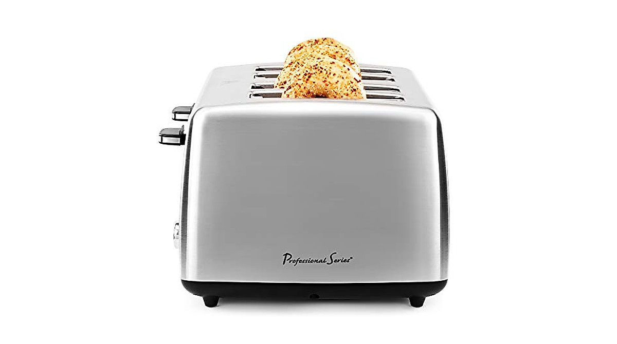 Professional Series 4-Slice Toaster | Stainless Steel, Wide Slots