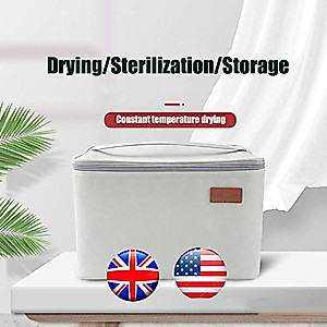 DjfLight Portable Mini Folding Clothes Dryer, Compact Clothes Dryer, with UV Disinfection Function, Underwear Dryer Suitable for Travel