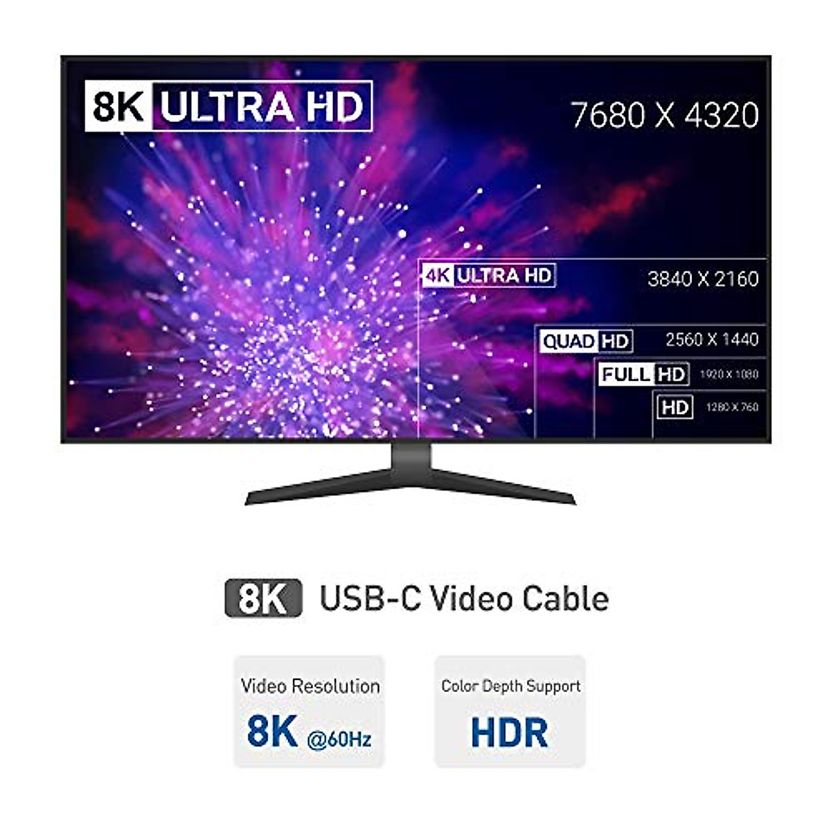 Cable Matters [USB-IF Certified] 10 Gbps Gen 2 USB C to USB C Cable 3.3 ft / 1m with 8K Video and 100W Power Delivery in Black