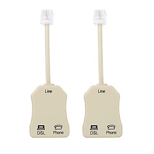in-line DSL Splitter Filter for Removing Noise and Other Problems from DSL Related Telephone Lines