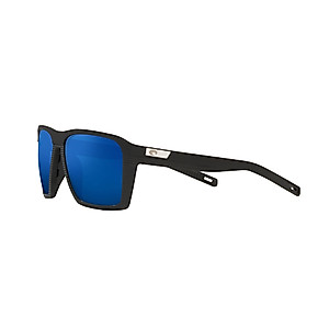 Costa Del Mar Mens Antille Aviator Sunglasses, Net Black/Grey Blue Mirrored Polarized-580G, 58 mm
