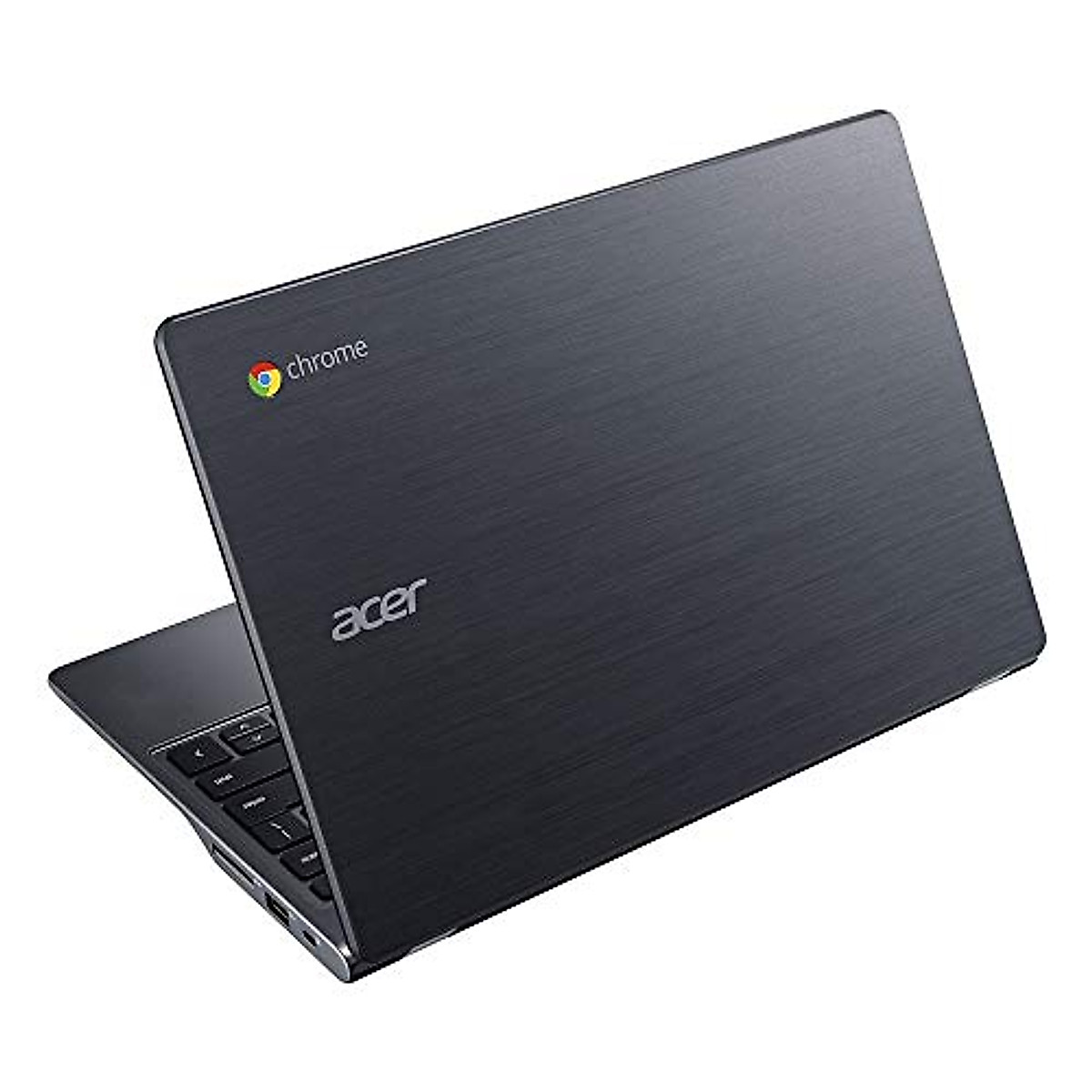 Acer Chromebook C740 11.6 Inch Non-Touch Laptop, Intel Celeron 3205U 1.5 GHz, 4GB DDR3L RAM, 16GB SSD, WiFi, Bluetooth, HDMI, Webcam, Gray, Chrome OS + NexiGo 32GB MicroSD Card Bundle (Renewed)