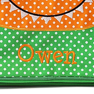 Let's Make Memories Kids Personalized Toddler Backpack for School - Custom Preschool Backpack, Little Critter, Aqua Butterfly