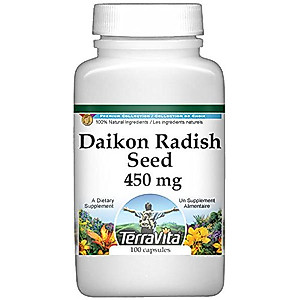 Terravita Daikon Radish Seed - 450 mg (100 Capsules, ZIN: 516494) - 3 Pack