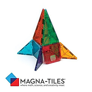 Magna-Tiles Deluxe Set, The Original Magnetic Building Tiles For Creative Open-Ended Play, Educational Toys For Children Ages 3 Years + (48 Pieces)