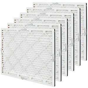 Amazon Basics Merv 11 AC Furnace Air Filter - 20'' x 25'' x 1'', 6-Pack