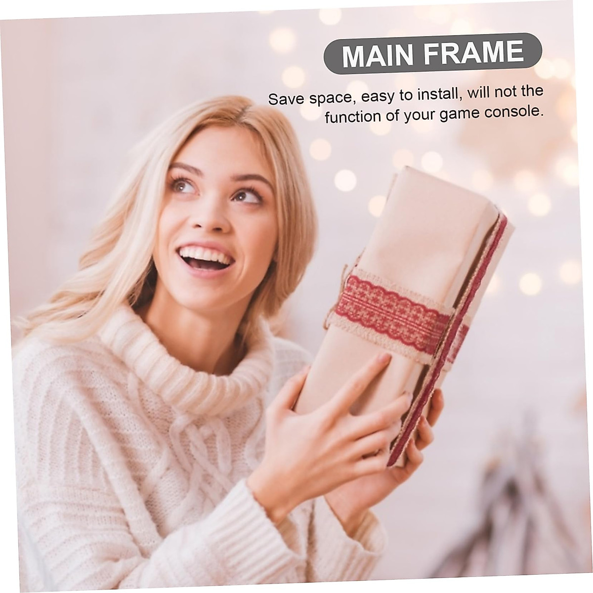 SOLUSTRE Gaming Stand Braces Game Console Vertical Stand with Ventilation Hole Compatible for Series S Cooling Racks Consoles