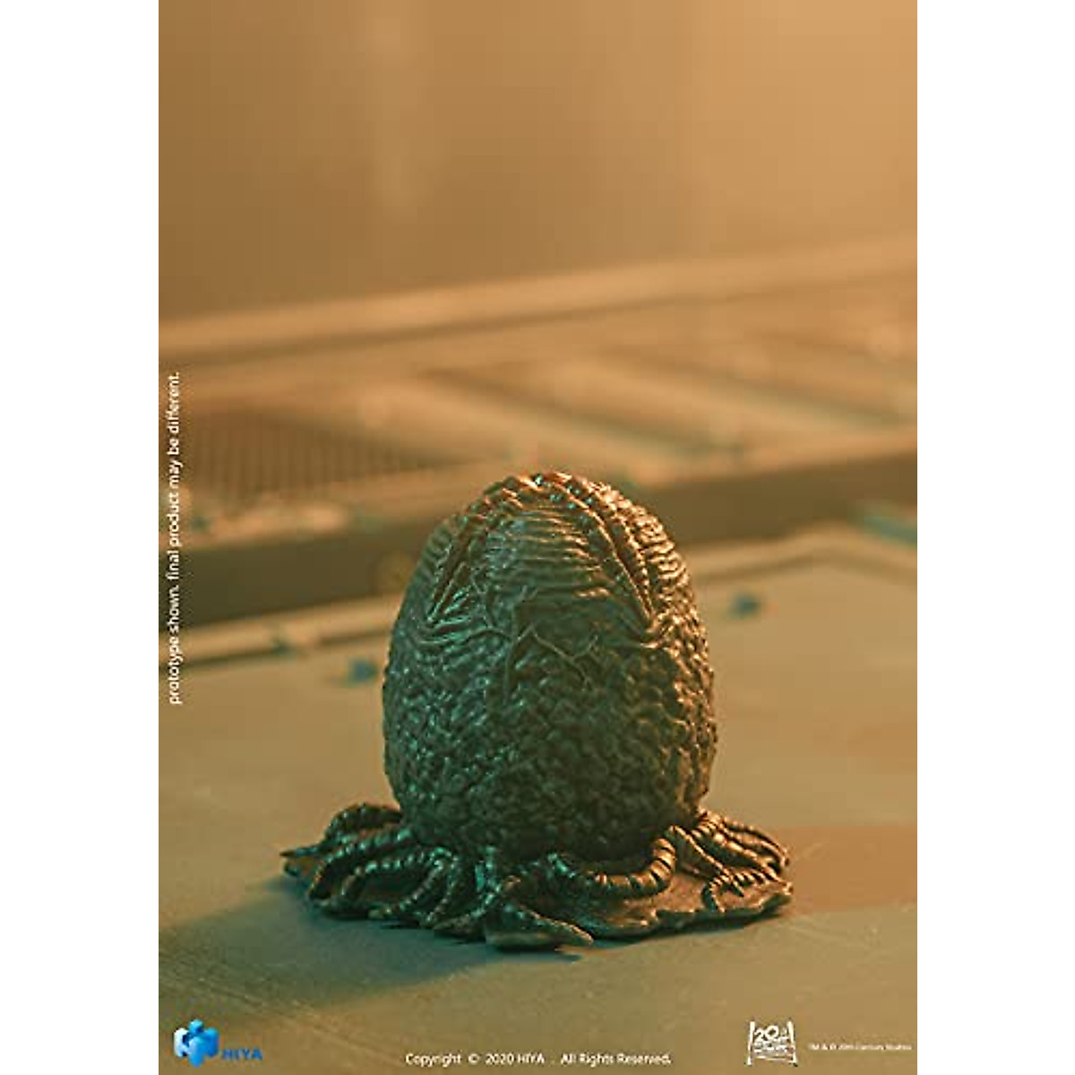 Hiya Toys Aliens: Ovomorph & Facehugger 1:18 Scale Action Figure Set, Multicolor