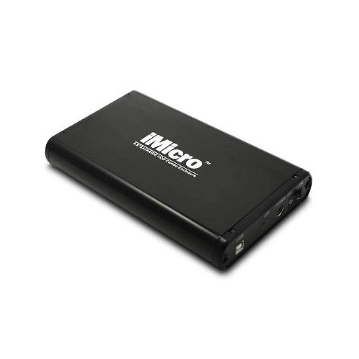 iMicro IMBS35G-BK 3.5 inch USB2.0-SATA&IDE External Drive Enclosure (Black)