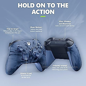 Xbox Special Edition Wireless Gaming Controller – Stormcloud Vapor – Xbox Series X|S, Xbox One, Windows PC, Android, and iOS